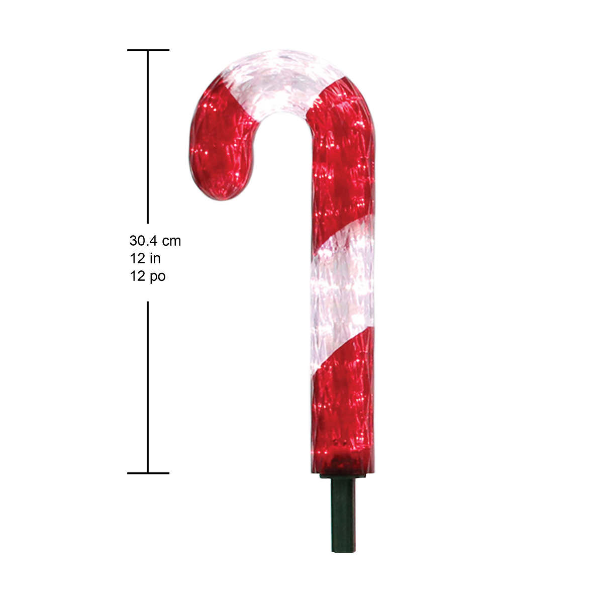 Candy Cane Pathway Lights (8-Count) - Essential Liquidations
